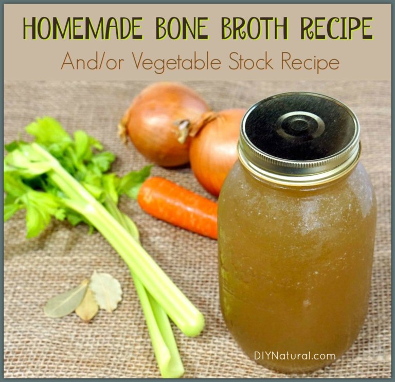 Bone Broth Recipe: Also Included is a Vegetable Broth Recipe