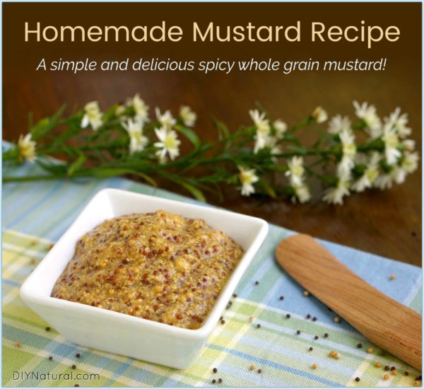 Homemade Mustard Recipe: A Simple and Delicious Whole Grain Mustard