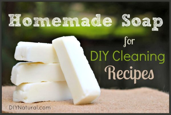 Cleaning Soap: A Natural Basic Bar Soap Recipe for DIY Cleaning Recipes